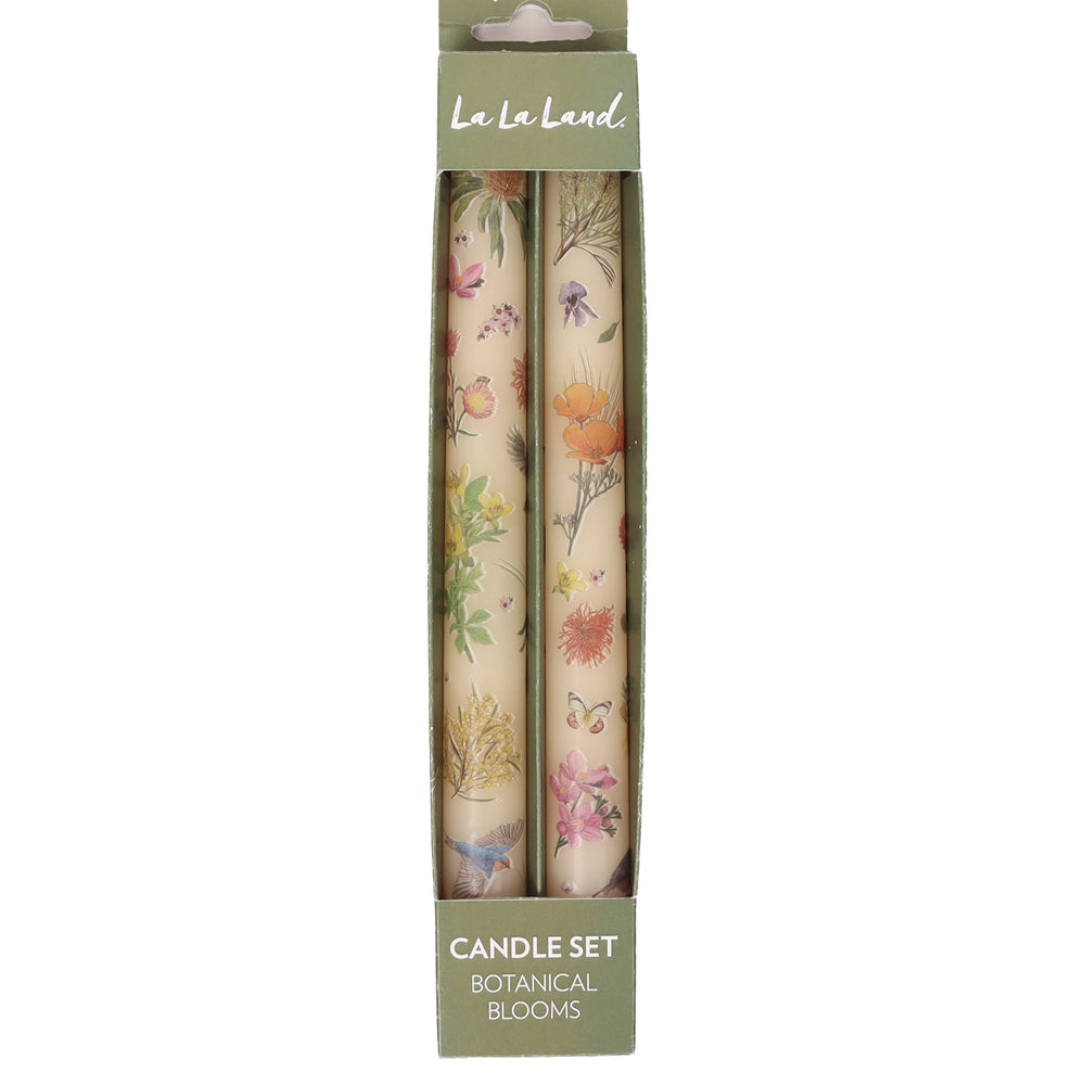 Taper Candle Set Botanical Blooms – La La Land